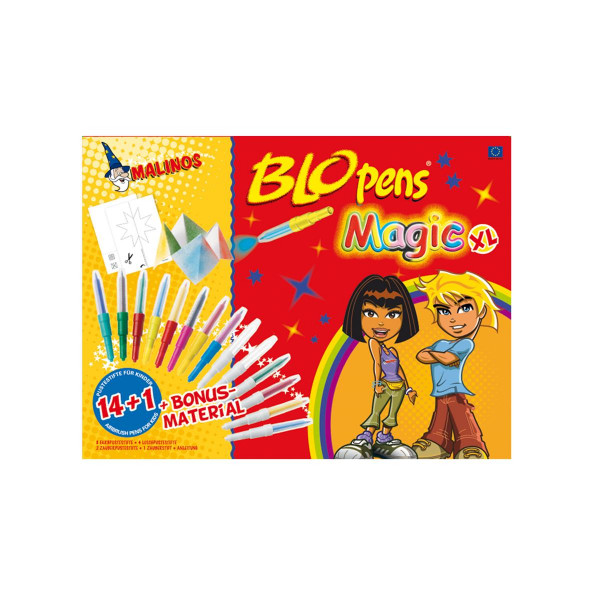 Blopens Magic XL 14+1 Malinos inkl. Löschfarben | Kreativ - Malen mit ...